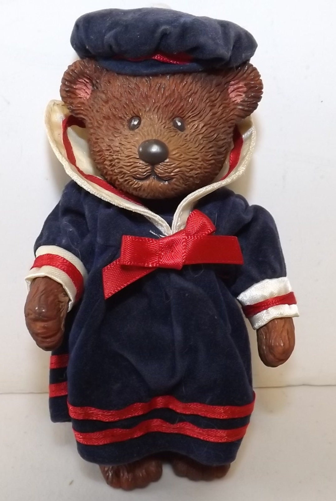 Teddy Town Resin Sailor Bear Figurine – Red, White, and Blue Outfit - Etsy