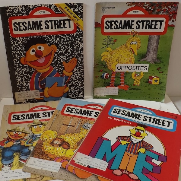 Sesame Street Magazine - Etsy