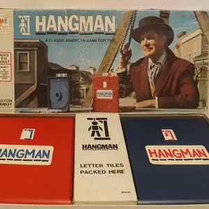Milton Bradley Hangman Game See Description for Details - Etsy