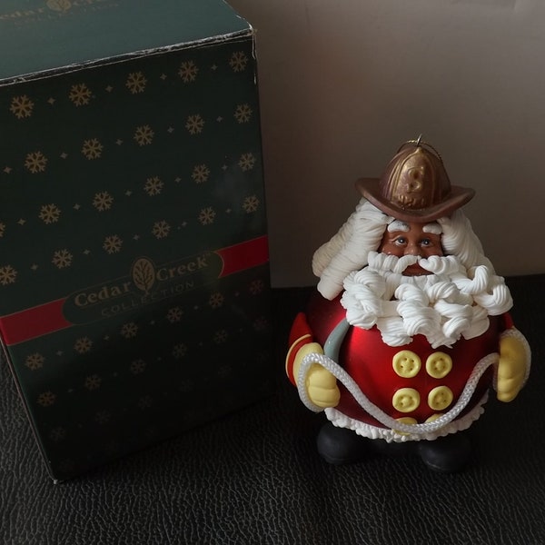 Fireman Santa - Etsy