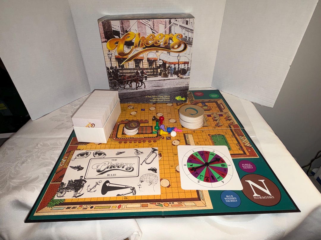 The Cheers TV Sitcom Trivia Game - - Etsy