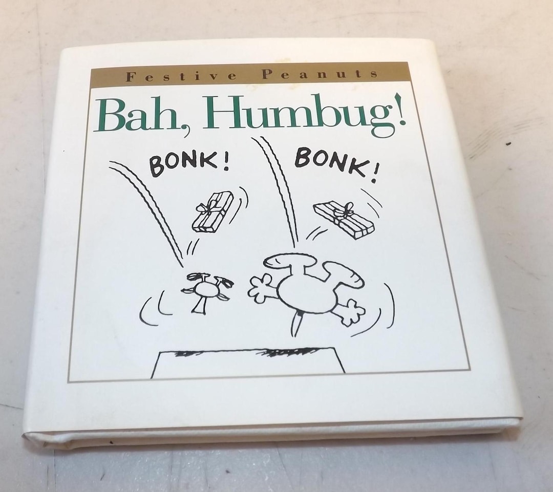 Bah, Humbug Festive Peanuts Book See Description for Details - Etsy