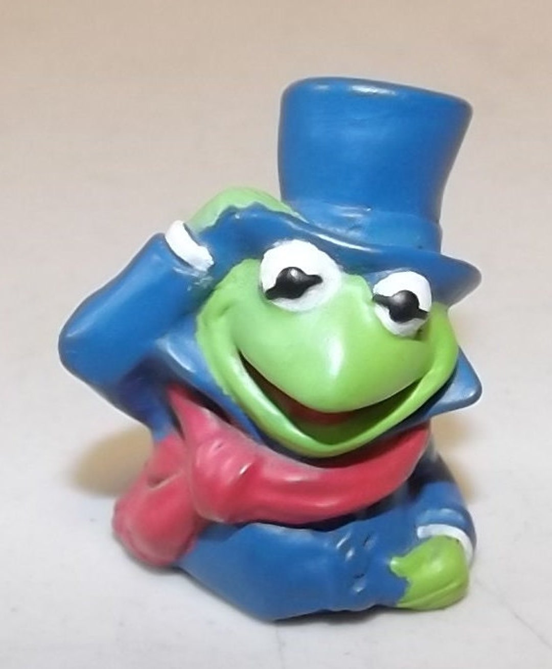 Jim Henson Kermit the Frog Bob Cratchit Finger Puppet- See Description ...