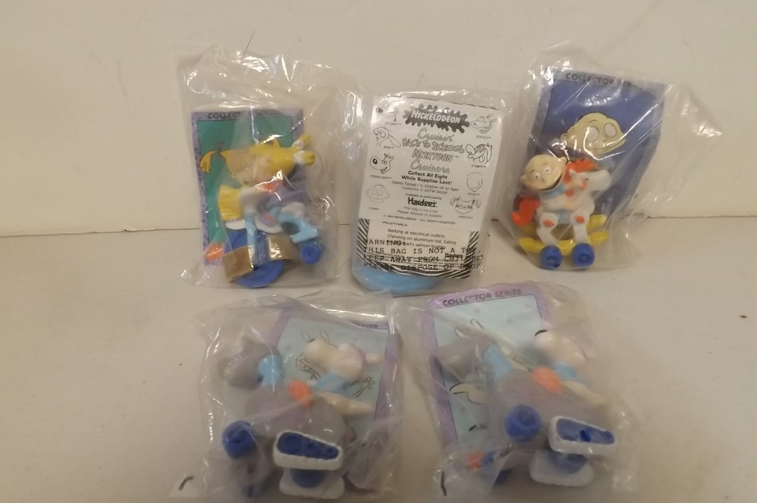Lot of Five Hardees Nickelodeon Rugrat Toys - See Description for ...
