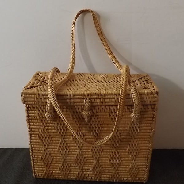 Wicker Purse - Etsy