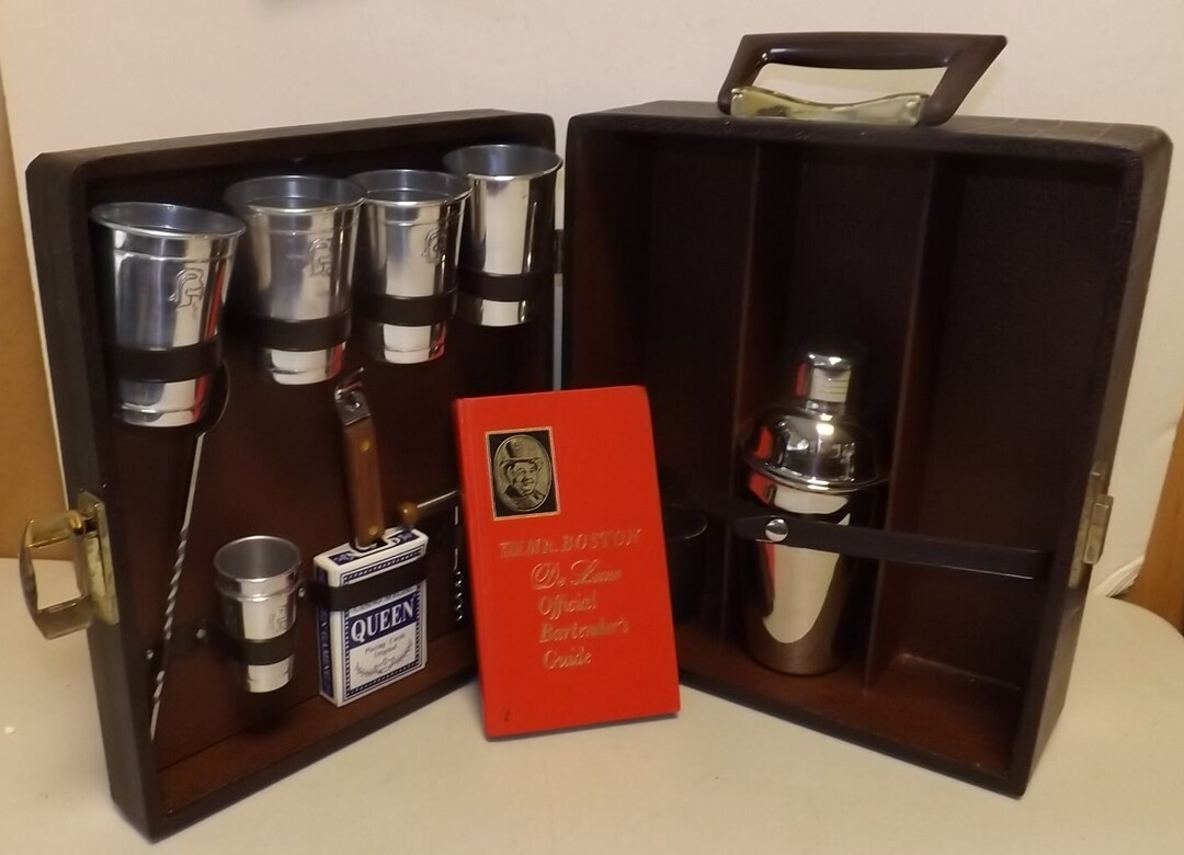 Deluxe Travel Portable Bar Case Set See Description for Details - Etsy