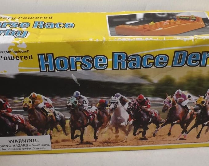 Horse Race Derby Battery Operated Game in Original Box - See ...
