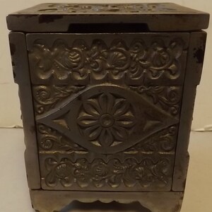Antique Cast Iron Treasure Safe See Description for Details - Etsy