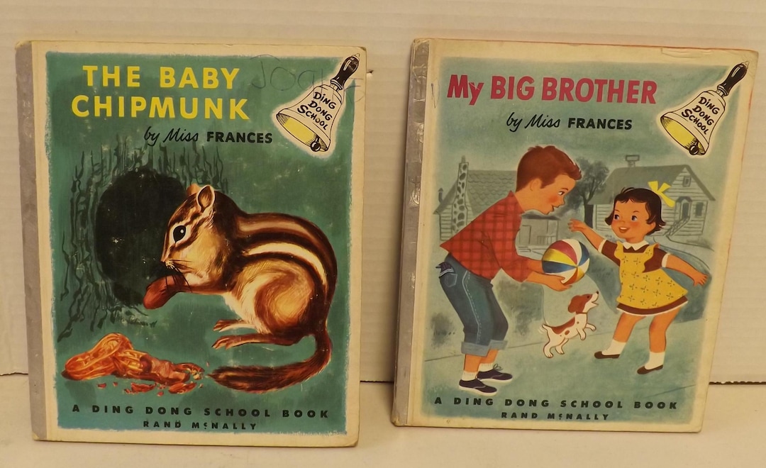 Two Miss Francis Ding Dong School Books - the Baby Chipmunk and My Big ...