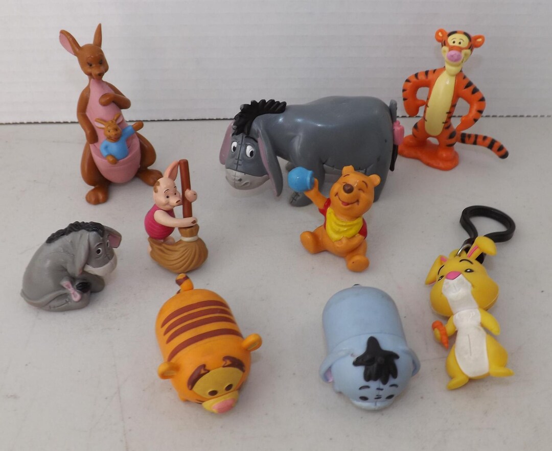 Lot of Winnie the Pooh Character Figures - See Description for Details ...