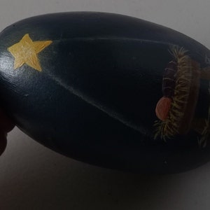 Painted Nativity Baby Jesus on Gourd Ornament see Description for ...