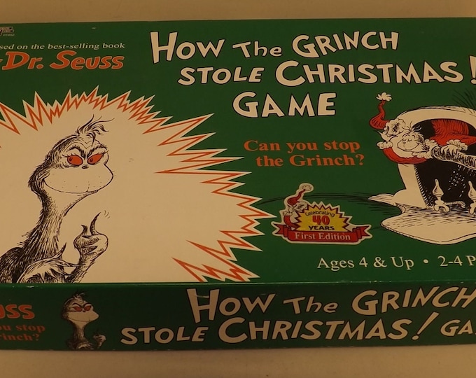 How the Grinch Stole Christmas Board Game See Description for Details ...