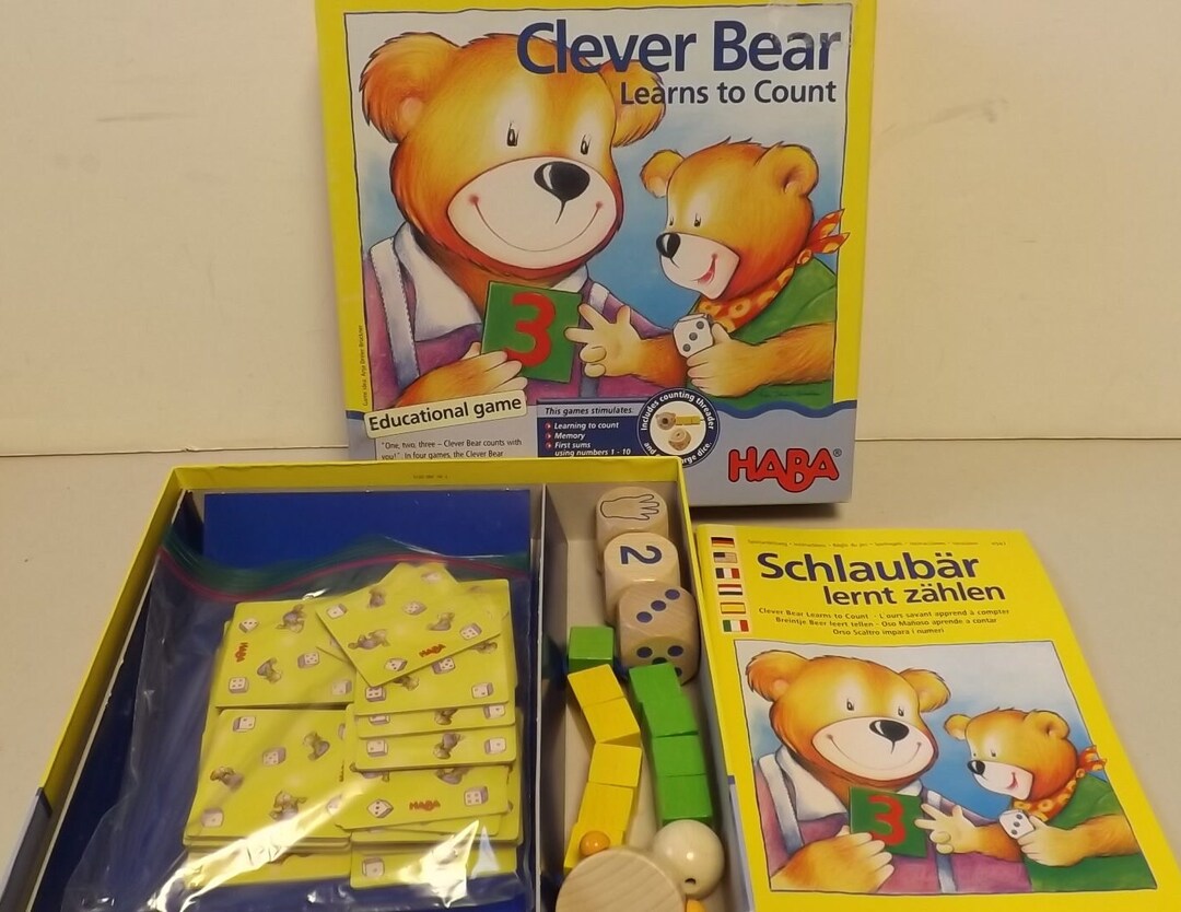 Haba Clever Bear Learns to Count Game See Description for Details - Etsy