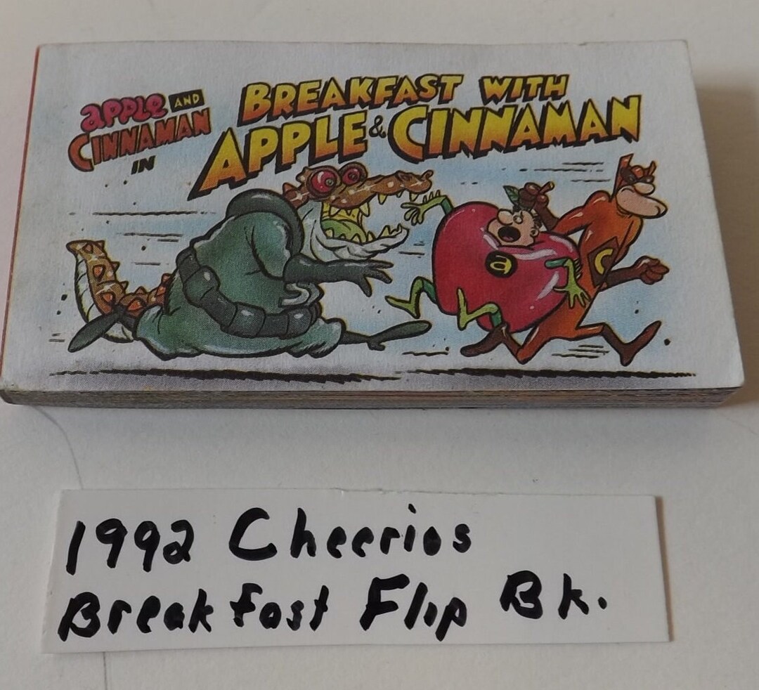 General Mills Cereal Flip Book - See Description for Details - Etsy