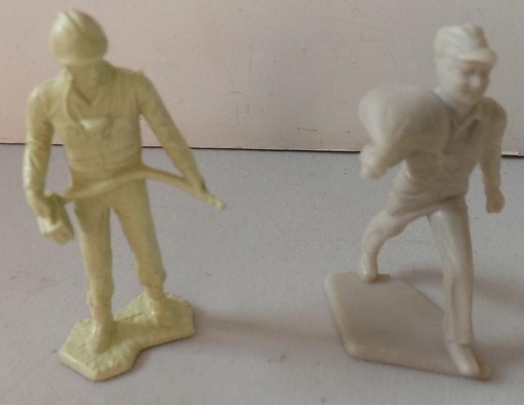 Two Vintage Marx Toy Figures - See Description for Details - Etsy