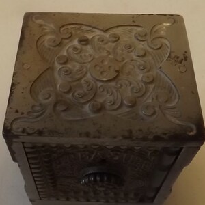 Antique Cast Iron Treasure Safe See Description for Details - Etsy