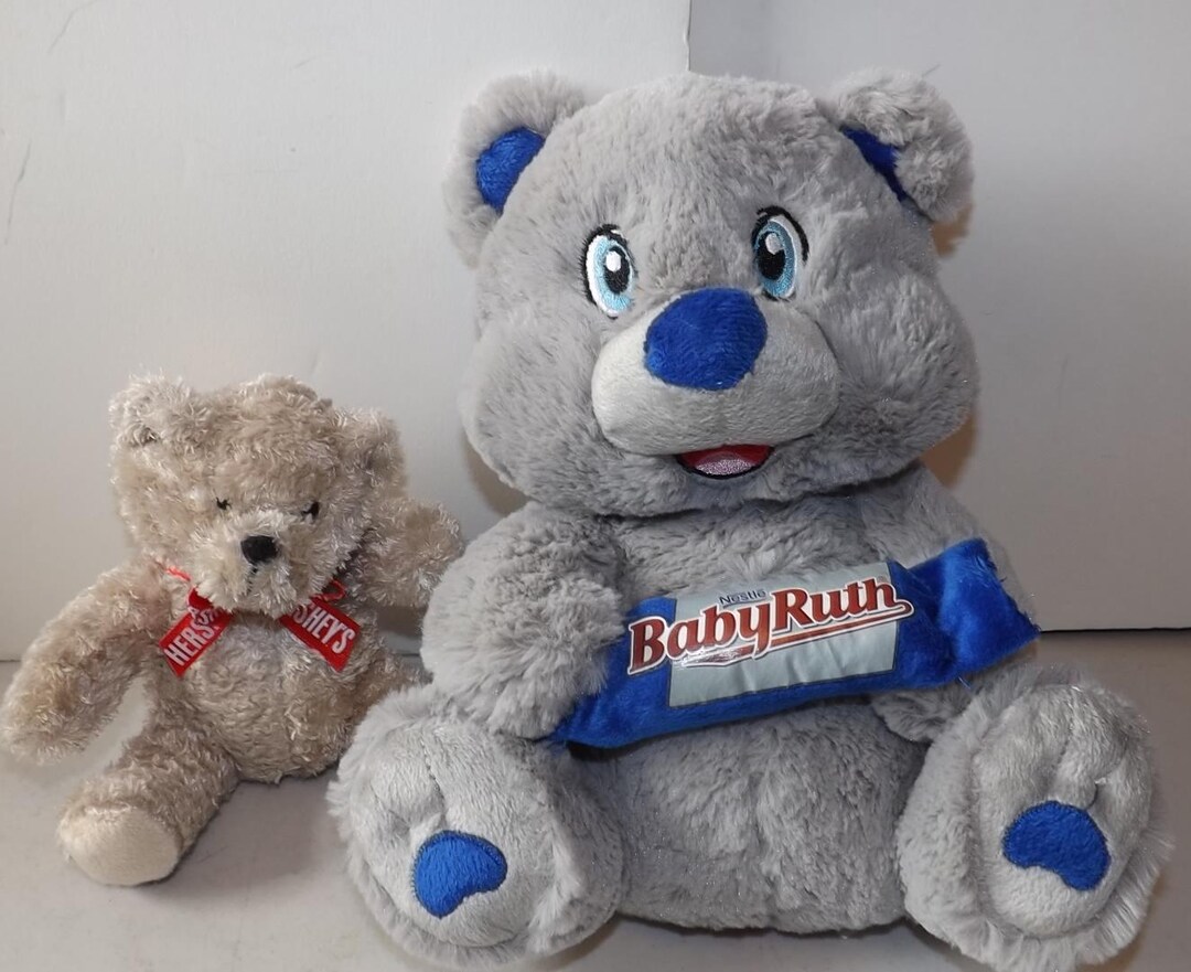 Two Plush Nestles Baby Ruth and Hershy Bears See Description for ...