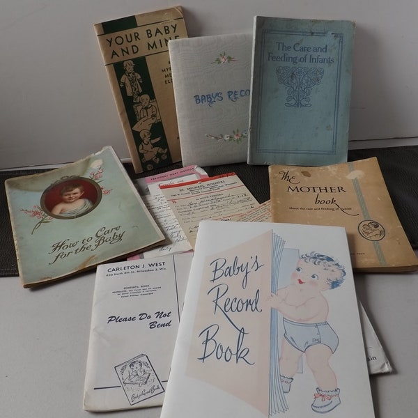 Vintage Baby Books - Etsy