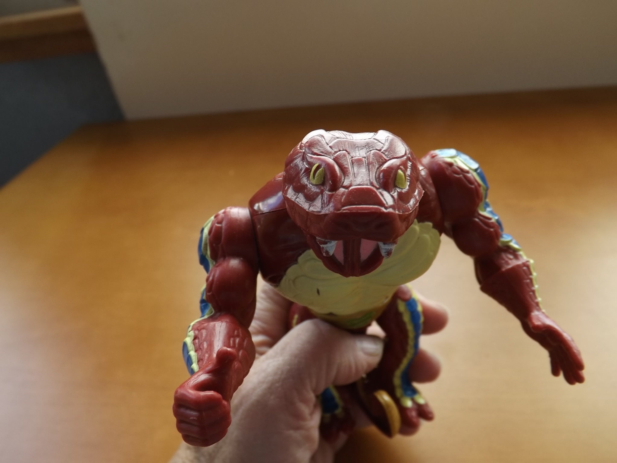 He-man Masters of the Universe Red Neck Variant RATTLOR Figure - Etsy