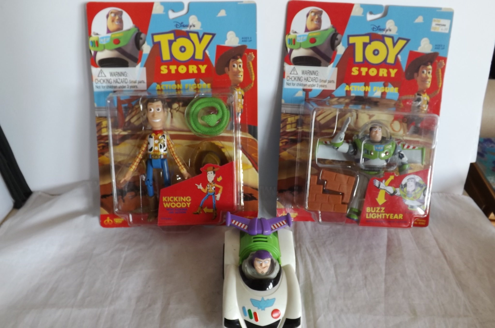 Three Disney Toy Story Action Figures and Car see Description for Details Etsy UK