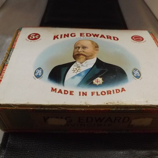 King Edward Cigar Box - Etsy