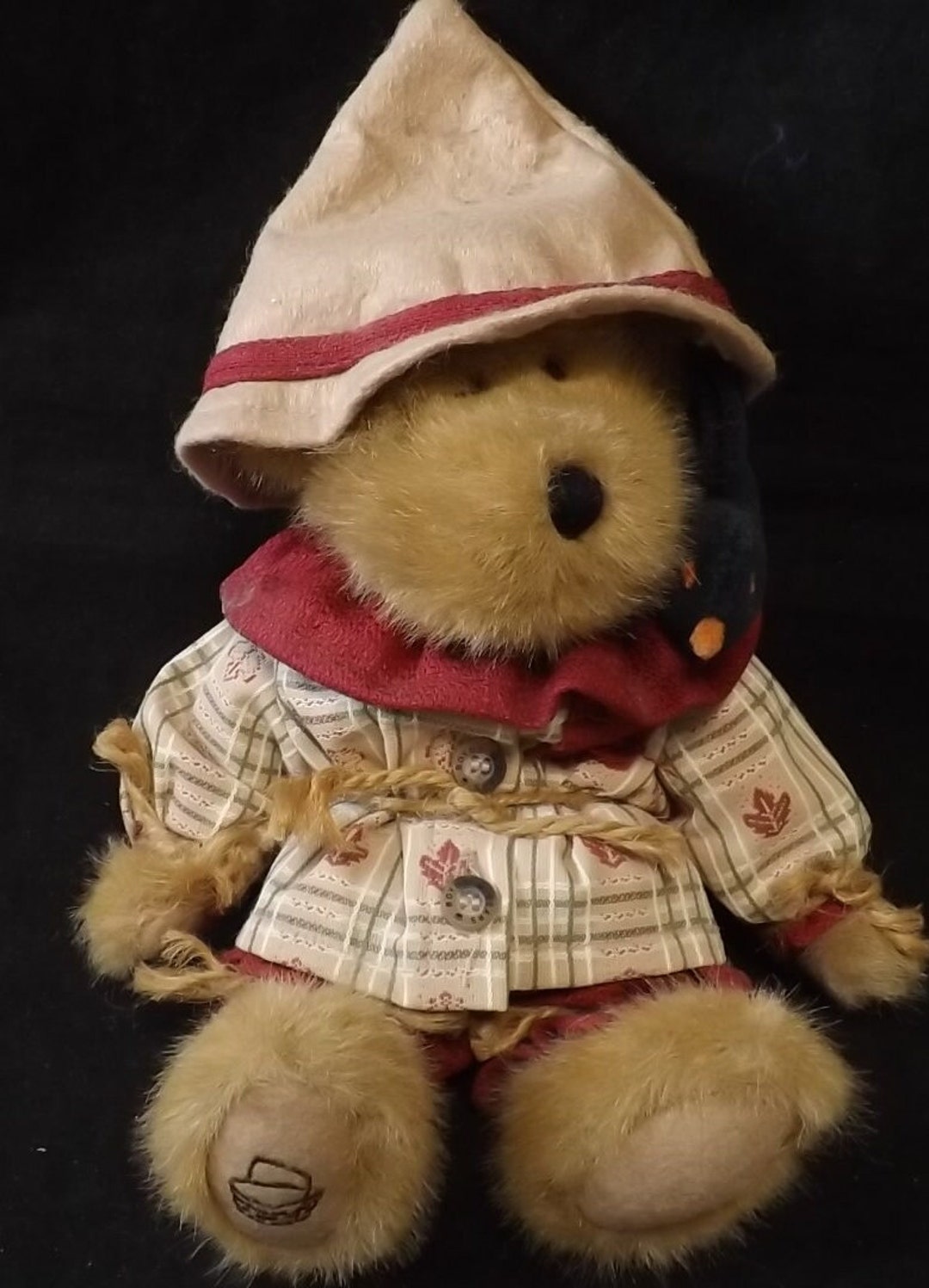 Boyds Bear Limited Edition Retired Rusty Scaredy Scare Crow Bear - See ...