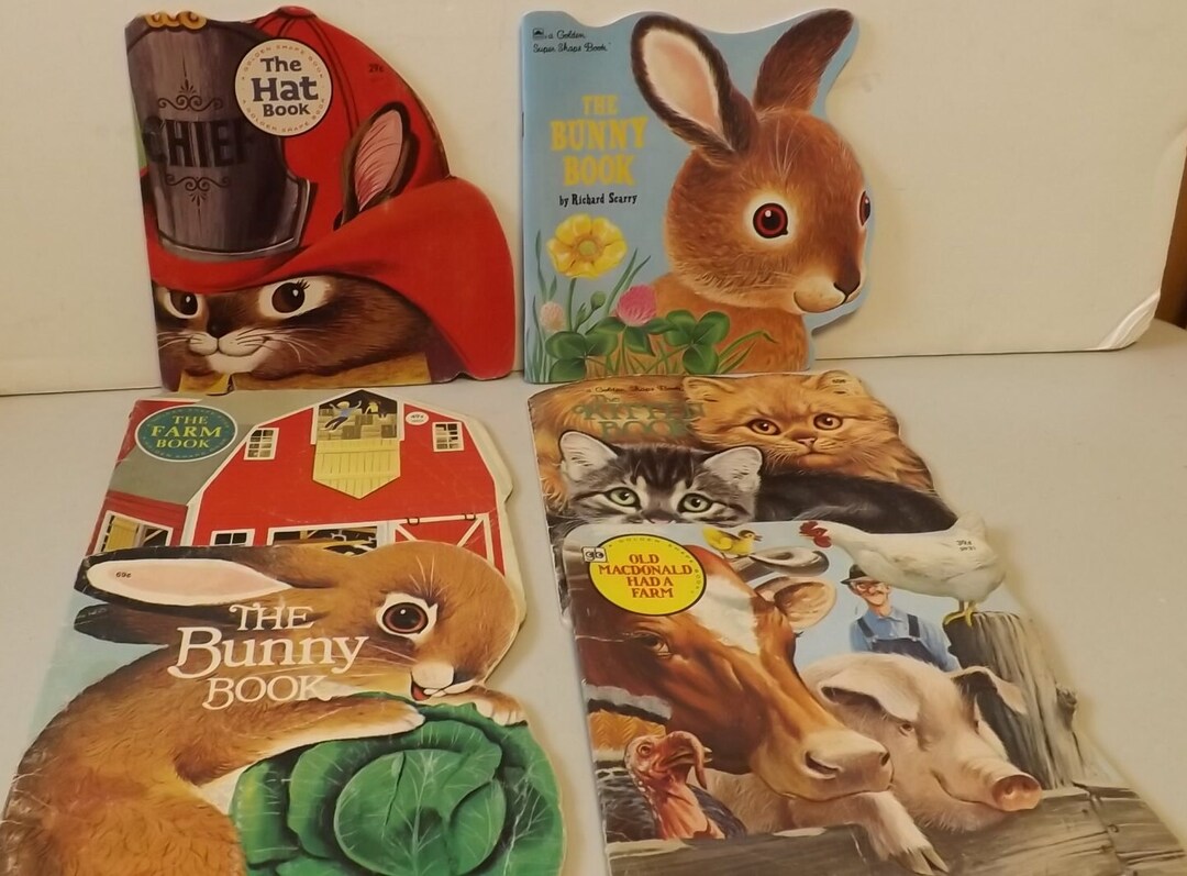 Lot of 6 Golden Shape Books - See Description for Details - Etsy