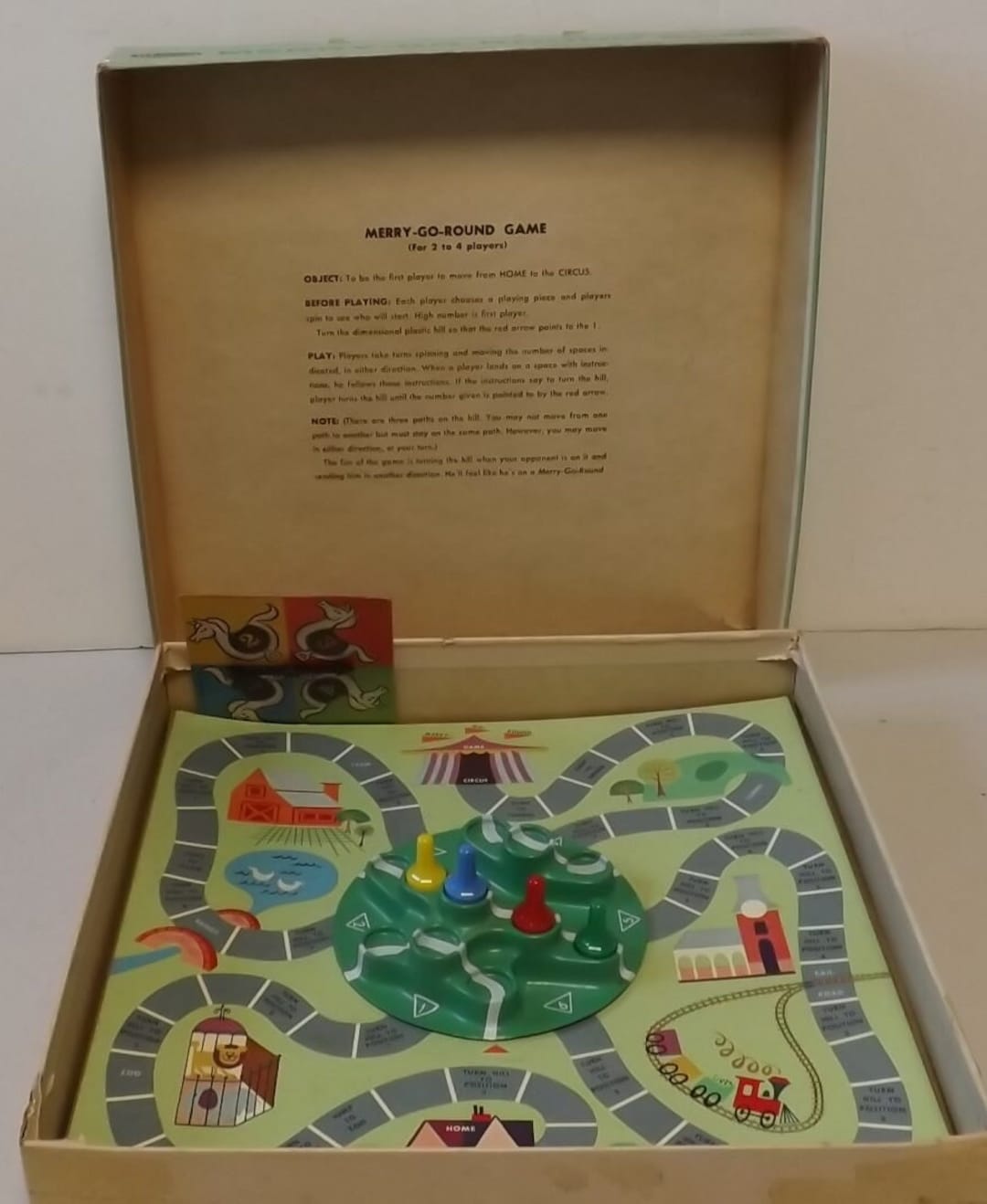 Whitman Merry-go-round Game See Description for Details - Etsy Canada