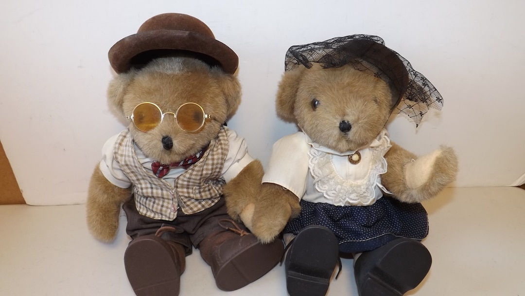 Two Tender Heart Treasure Bears - See Description for Details - Etsy