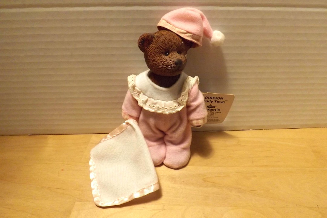Ourson Teddy Town Bear in Pajamas Girl/pjs - See Description for ...