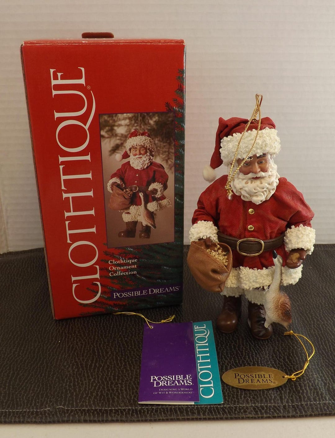Clothtique Possible Dreams Friendly Visit Santa - See Description for ...