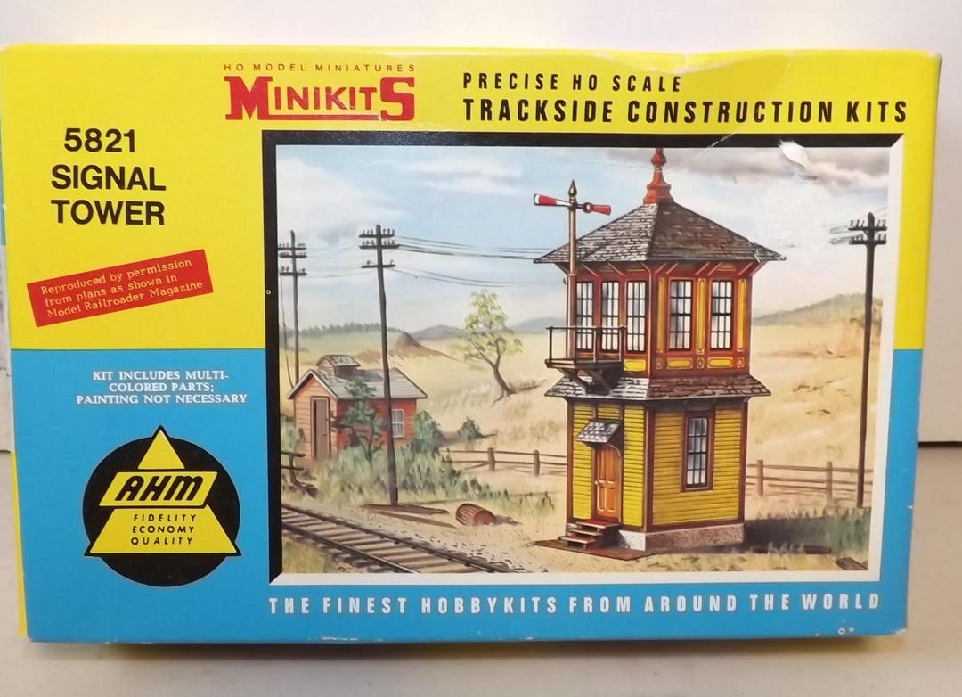 Minikits Ho Model Trackside Construction Kit 5821 Signal Tower - See ...