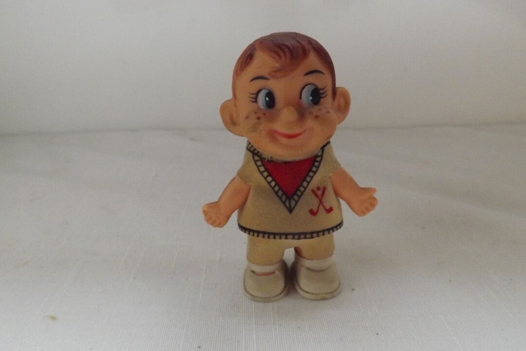 Antique Vintage He Wee Rubber Faced Vinyl Mini Golfer Doll -see ...