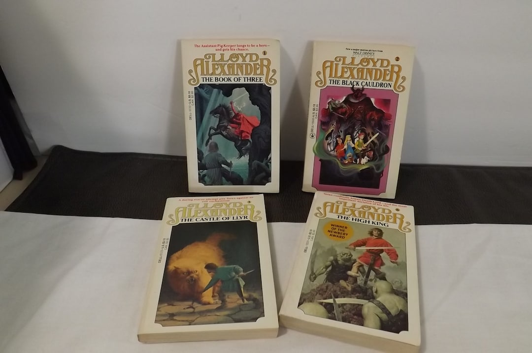 Four Llyod Alexander Series Books 1, 2, 3, and 5 -see Description for ...