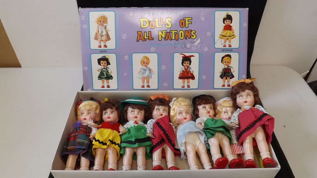 Boxed Set of Dolls of All Nations - See Description for Details - Etsy