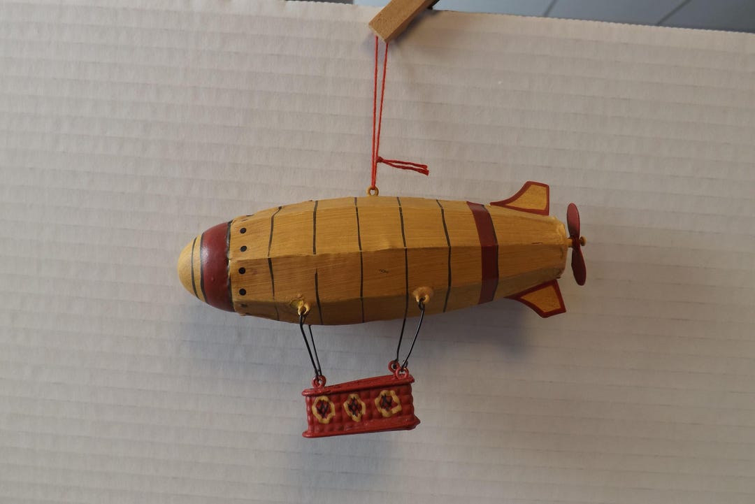 Rare Miniature Hot Air Balloon Zepplin Airship - See Description for ...