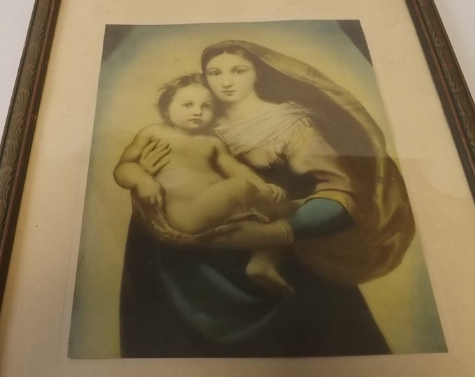 Framed the Sistine Madonna Del Granduca by Raphael - See Description ...