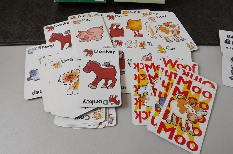 Barnyard Bedlam Card Game see Description for Details - Etsy