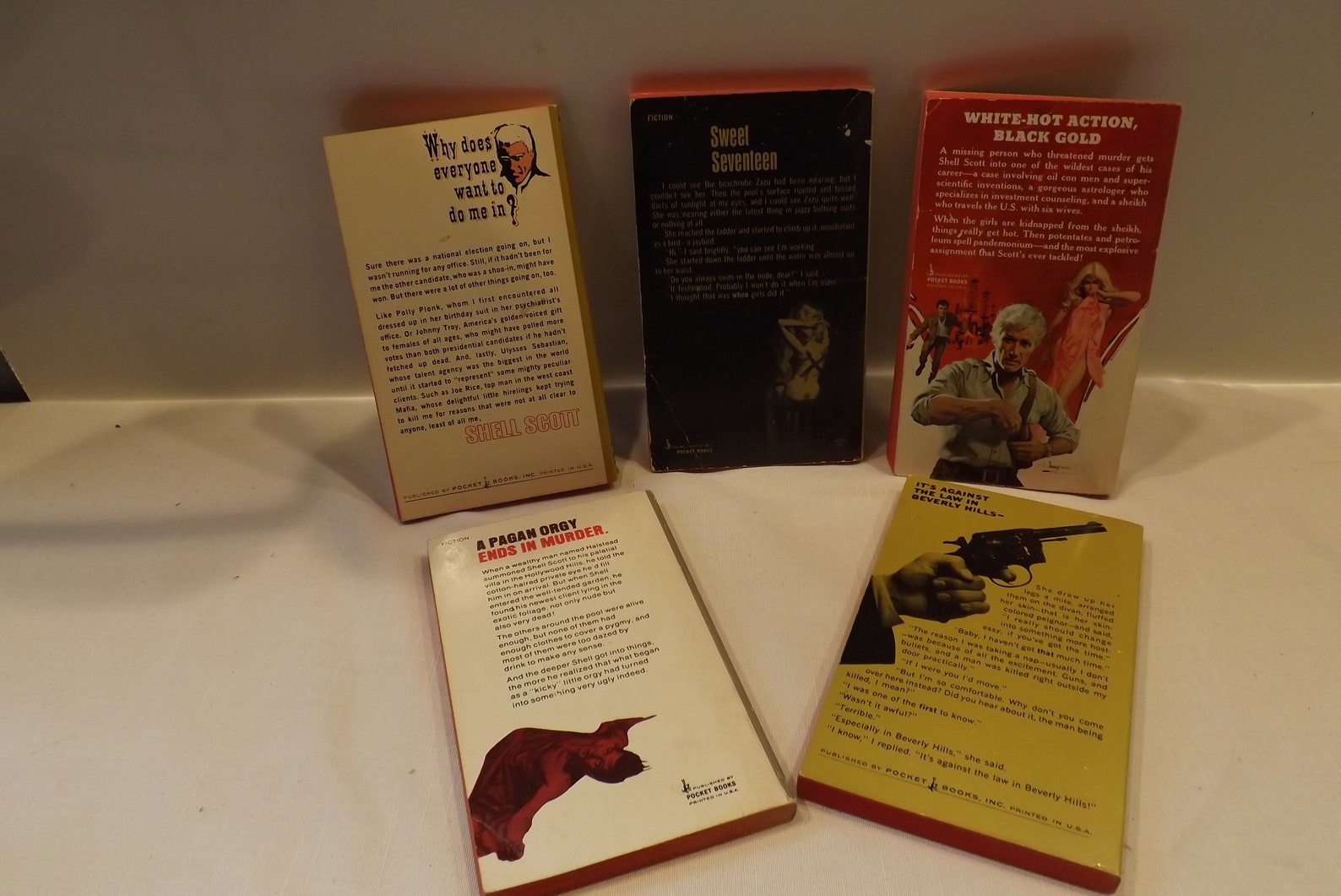 Lot of 8 Shell Scott Novels by Richard S Prather - Etsy