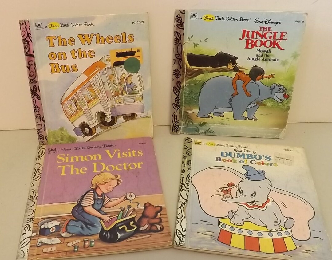 Four First Little Golden Books - See Description for Details - Etsy