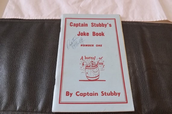 Captain Stubby's Joke Book Number One Signed - Etsy