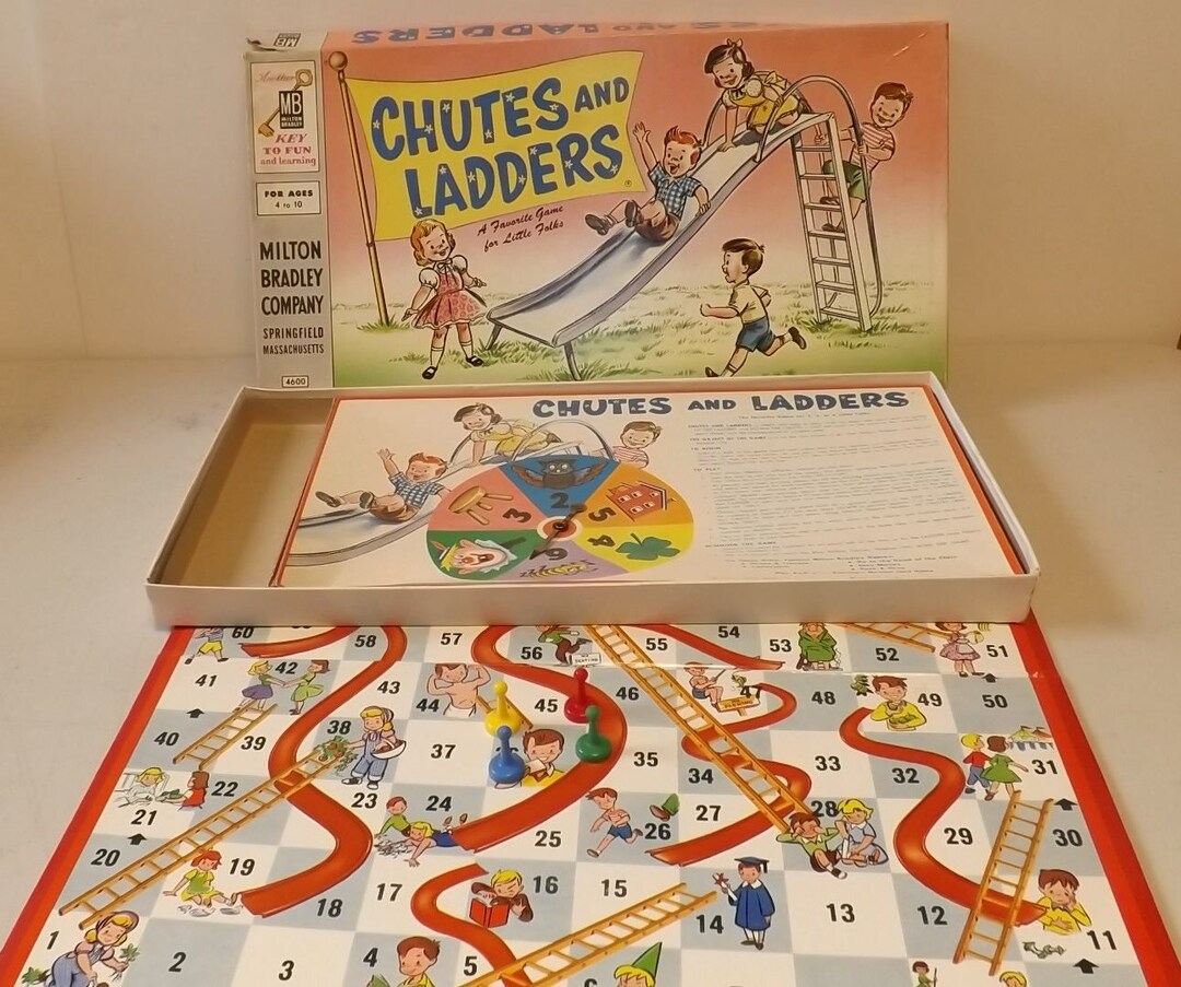 Vintage Chutes and Ladders Board Game See Description for Details - Etsy UK