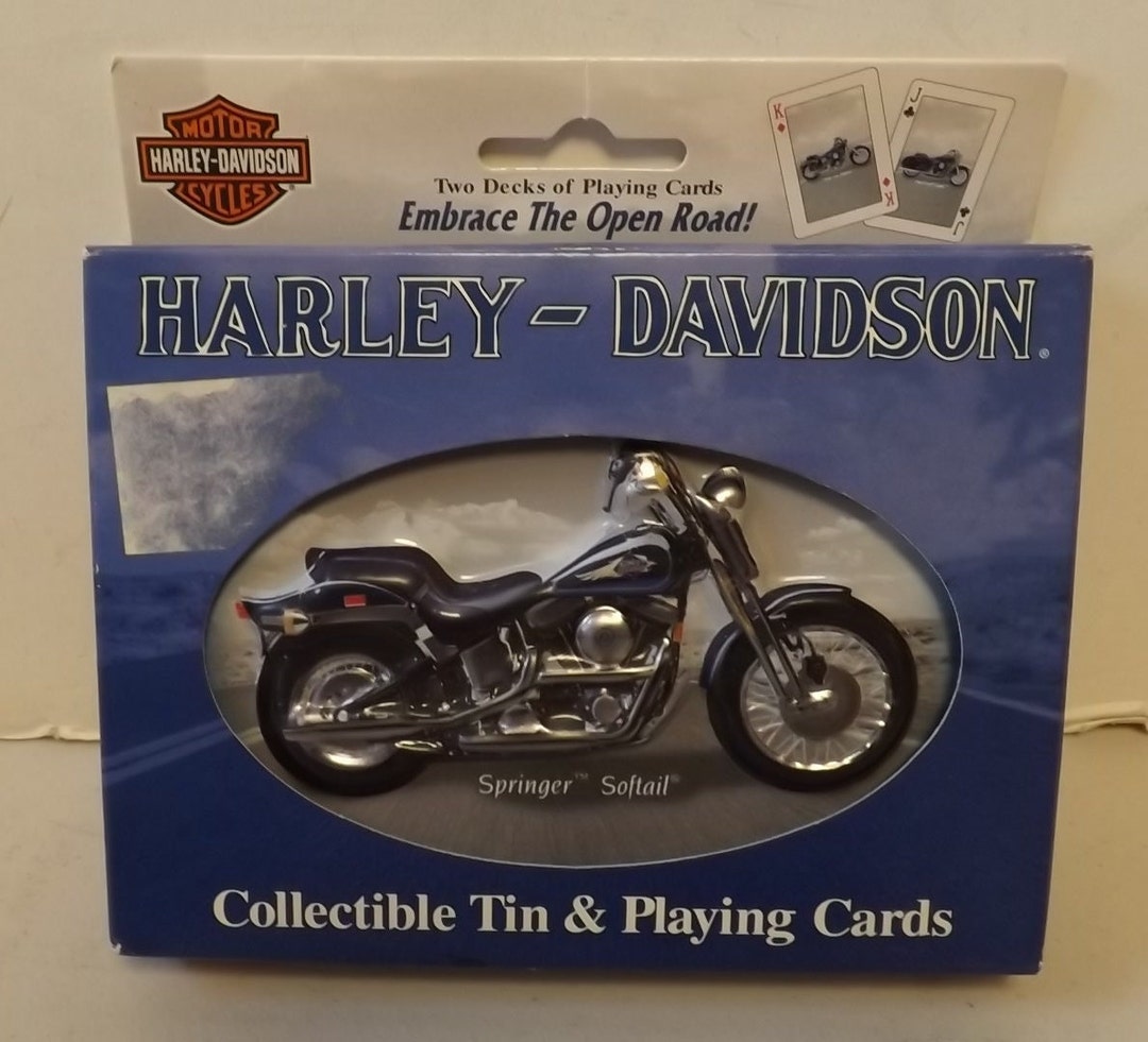 Harley Davidson Collectible Playing Cards With Tin - See Description ...