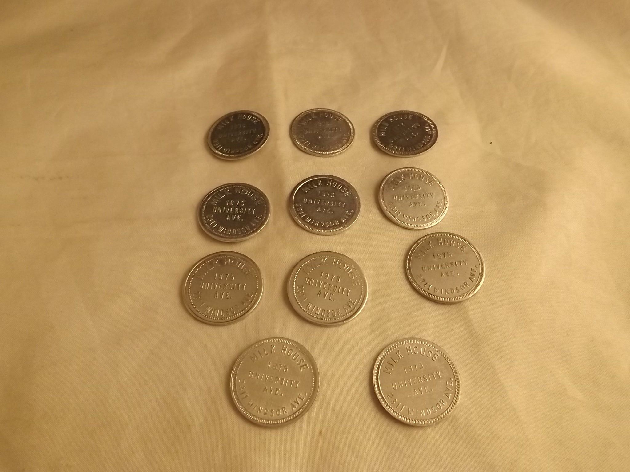 Eleven Milk House Dairy Tokens Dubuqe Iowa see Description - Etsy New ...