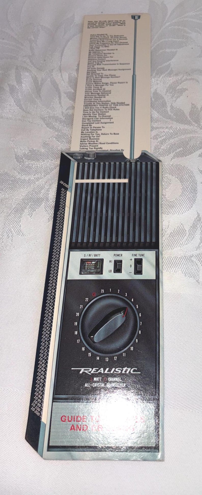 Official CB Dictionary and Radio Shack CB Sliding Guide to Codes - Etsy