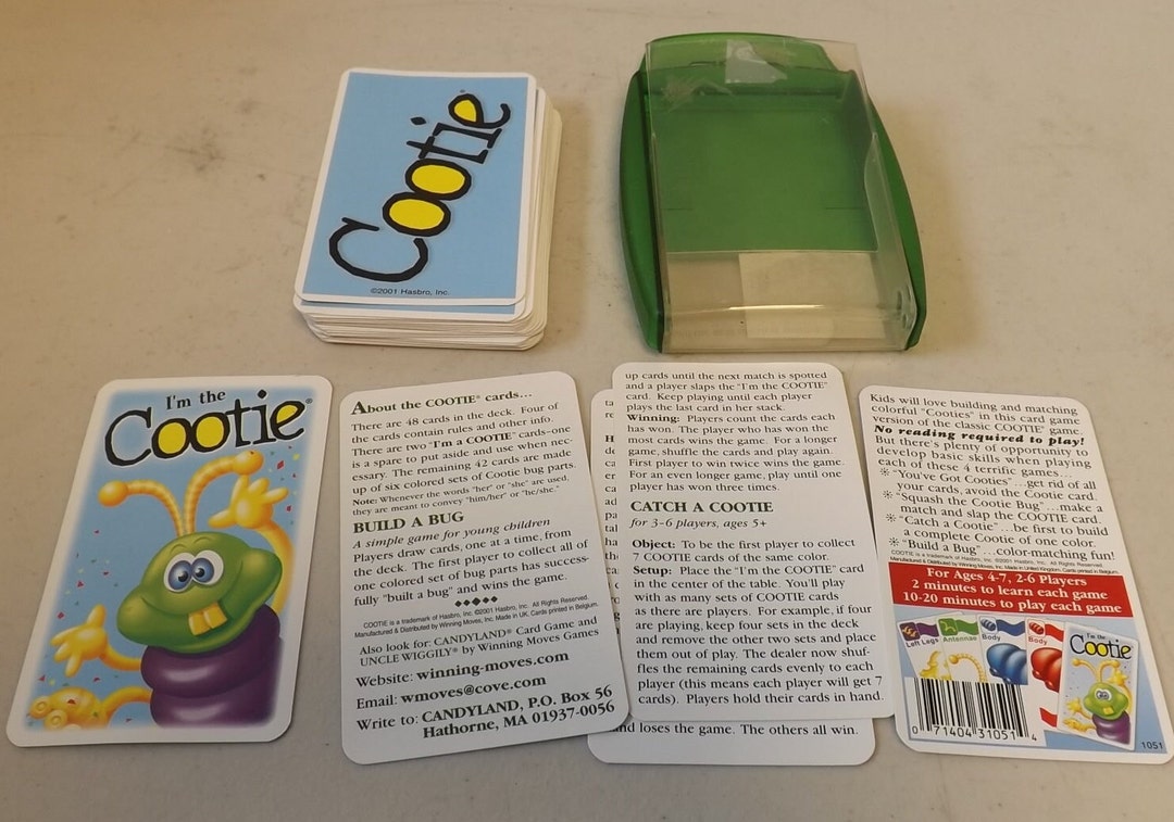 Cootie Card Game in Case - See Description for Details - Etsy