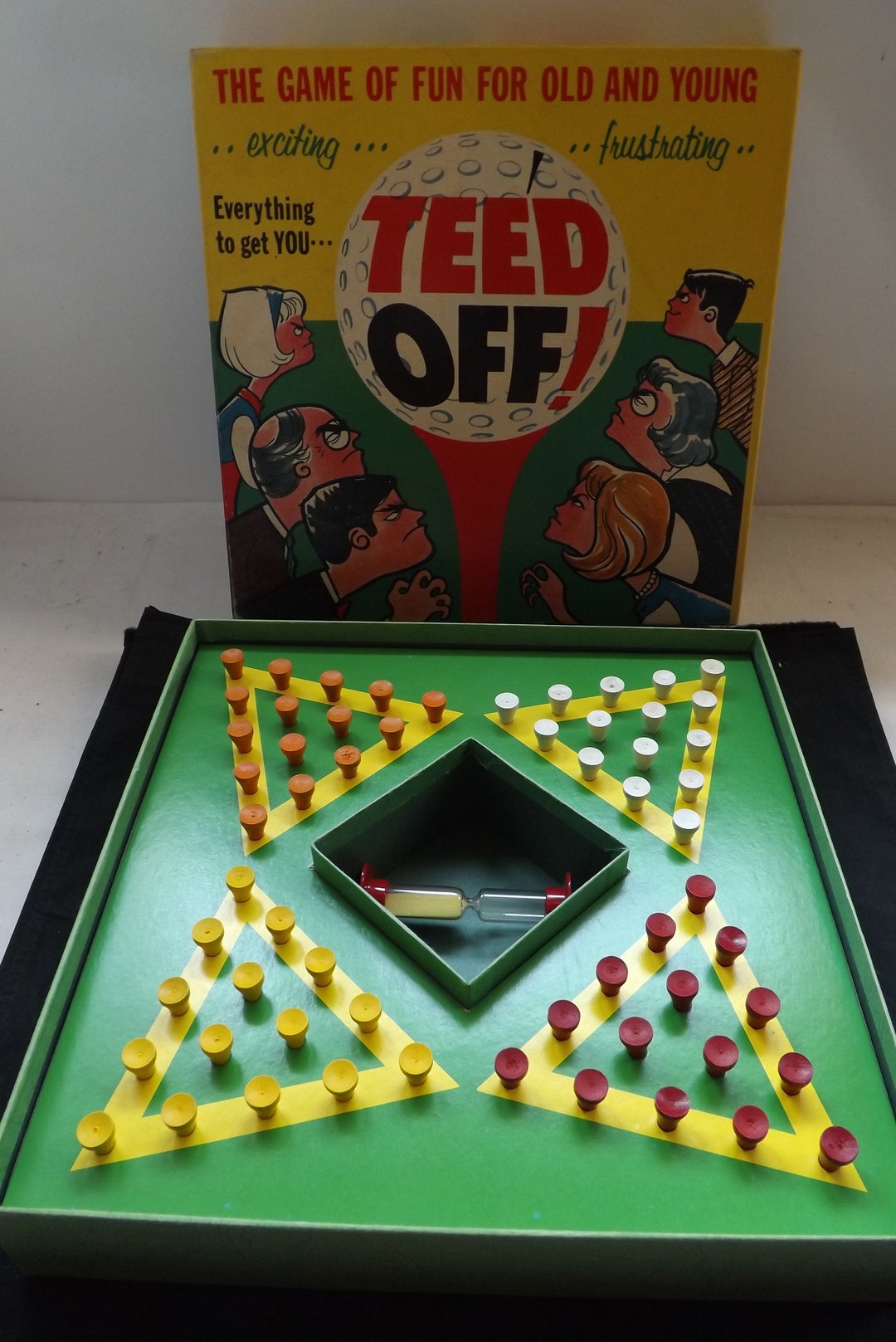 Unique Rare Cadaco Board Game Teed Off - Etsy