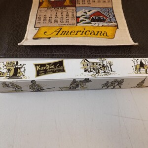 Kaydee Linen Calendar 1976 With Original Box See Description for ...
