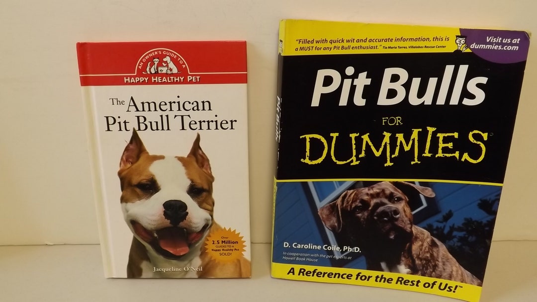 Two Pit Bull Terrier Books See Description for Details - Etsy