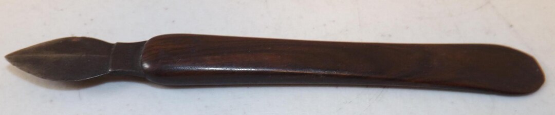 Antique Germany Wooden Handle Ink Eraser Scraper - See Description for ...